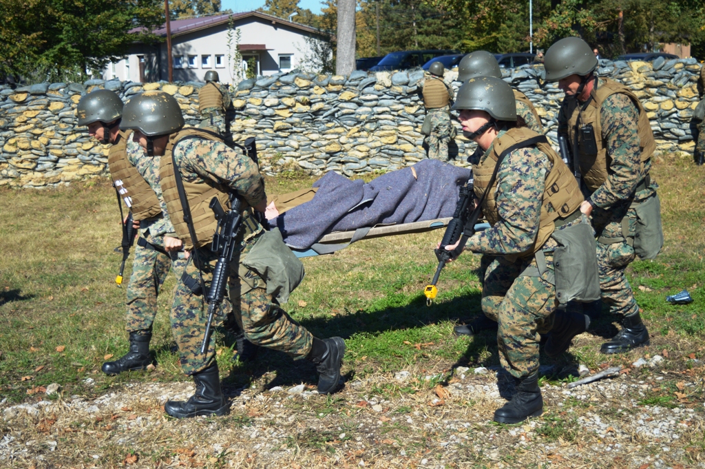 Zajednička sanitetska obuka pripadnika 5. pješadijske brigade OS BiH i ...